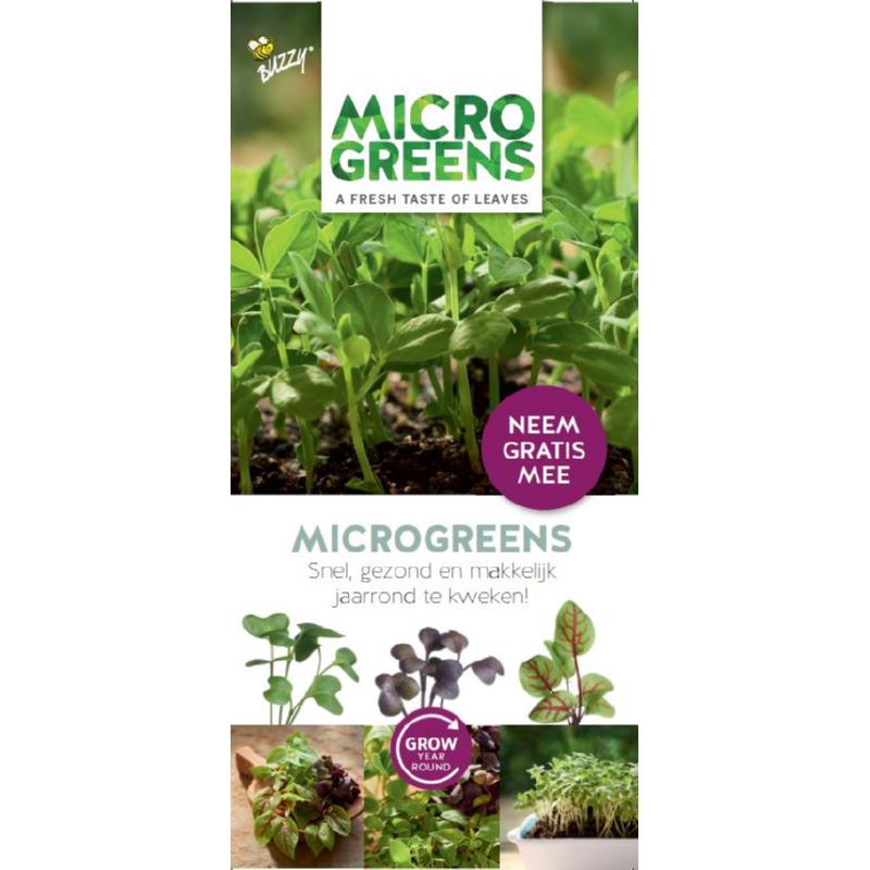 Pieterpik : Brochure Buzzy Microgreens Ned.