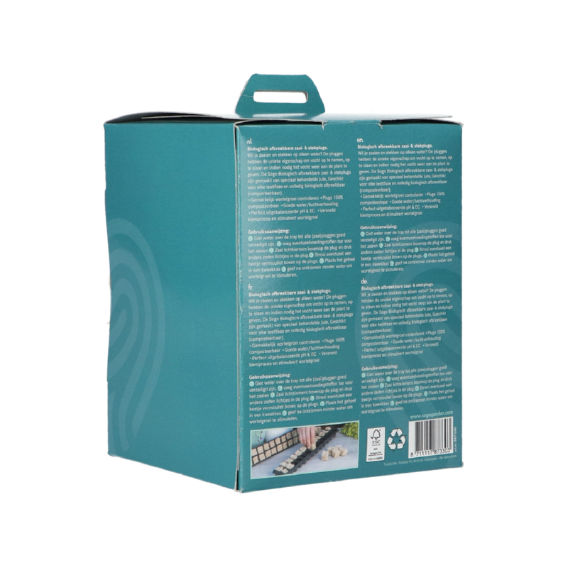 Pieterpik : SOGO Organic Zaai en stek plugs, 78st